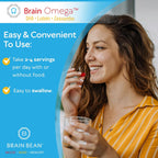 Brain Omega 460 mg DHA for focus