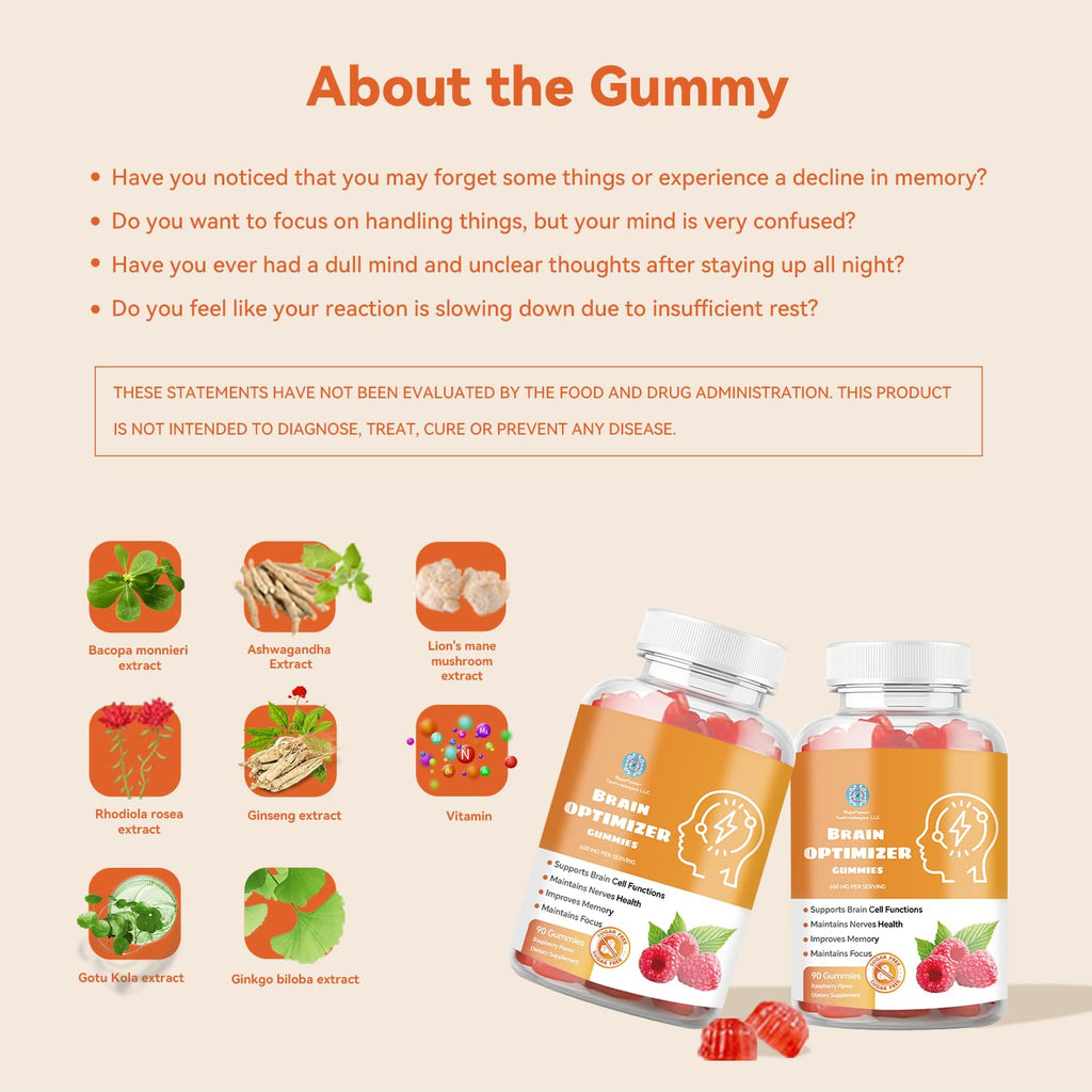 Brain Optimizer gummy vitamins