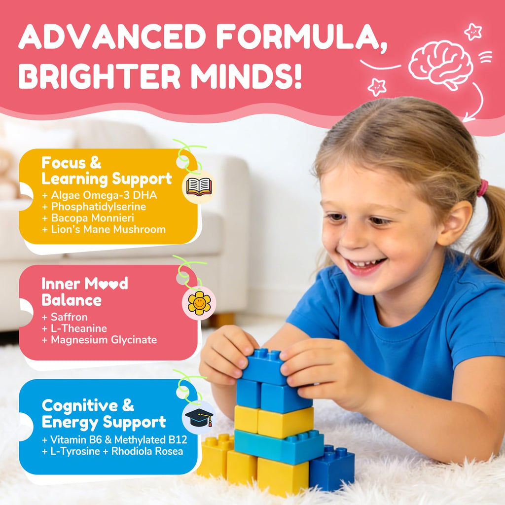 Brain supplements for kids 60 count
