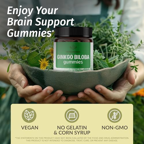 brain support ginkgo biloba gummies