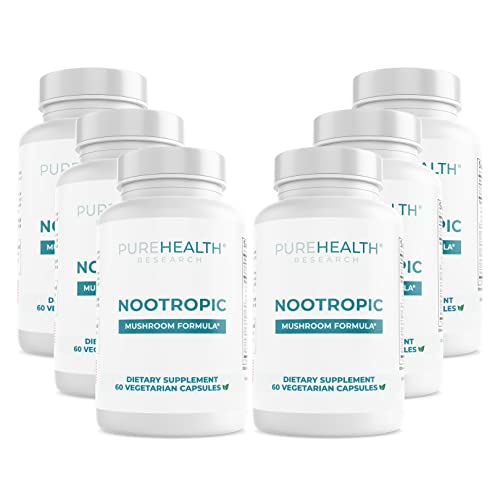Brain support supplement with mushrooms