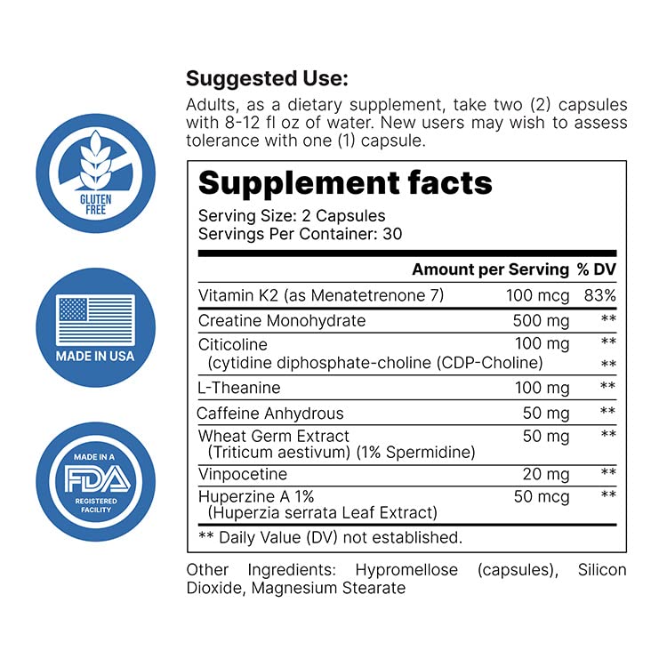 Brain Variant capsules for mental clarity