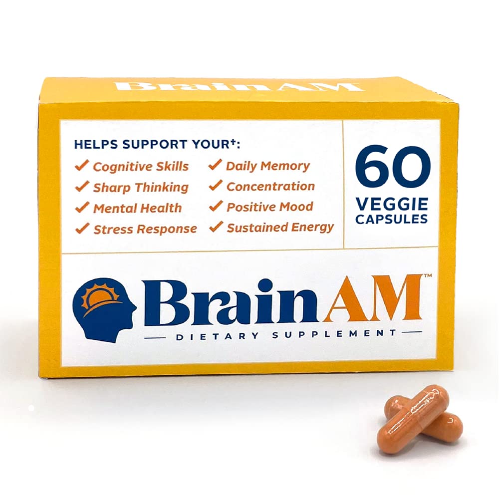 BrainAM blended vitamin energy boost