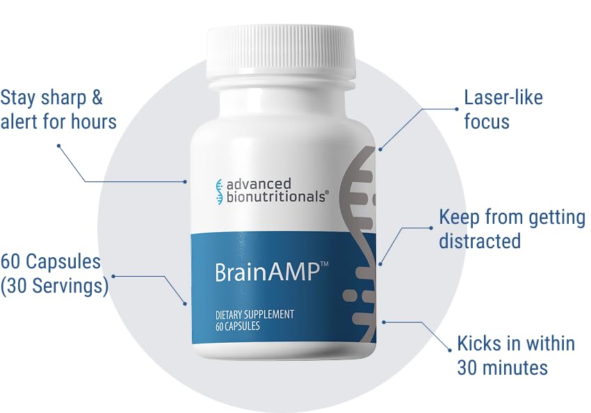BrainAMP whole food multivitamin capsules