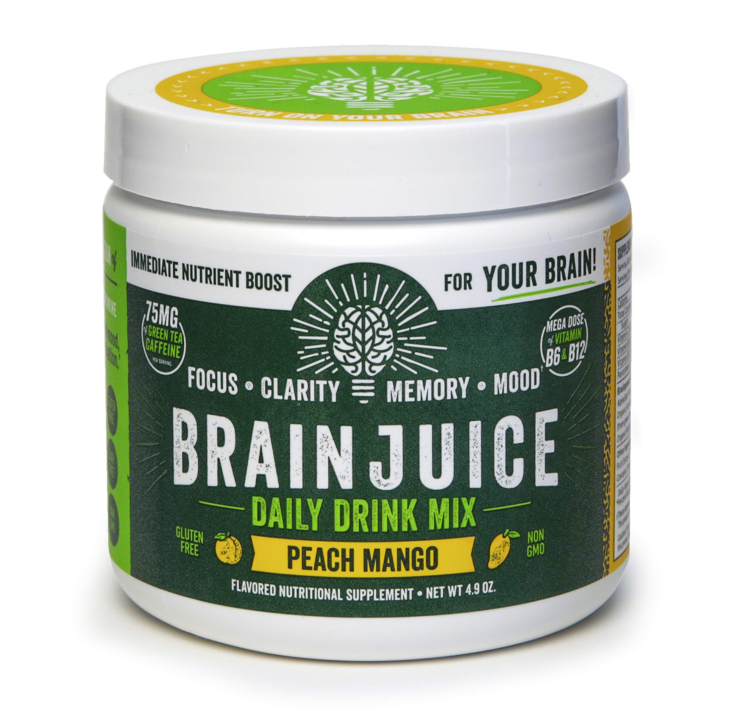BrainJuice daily drink mix for focus