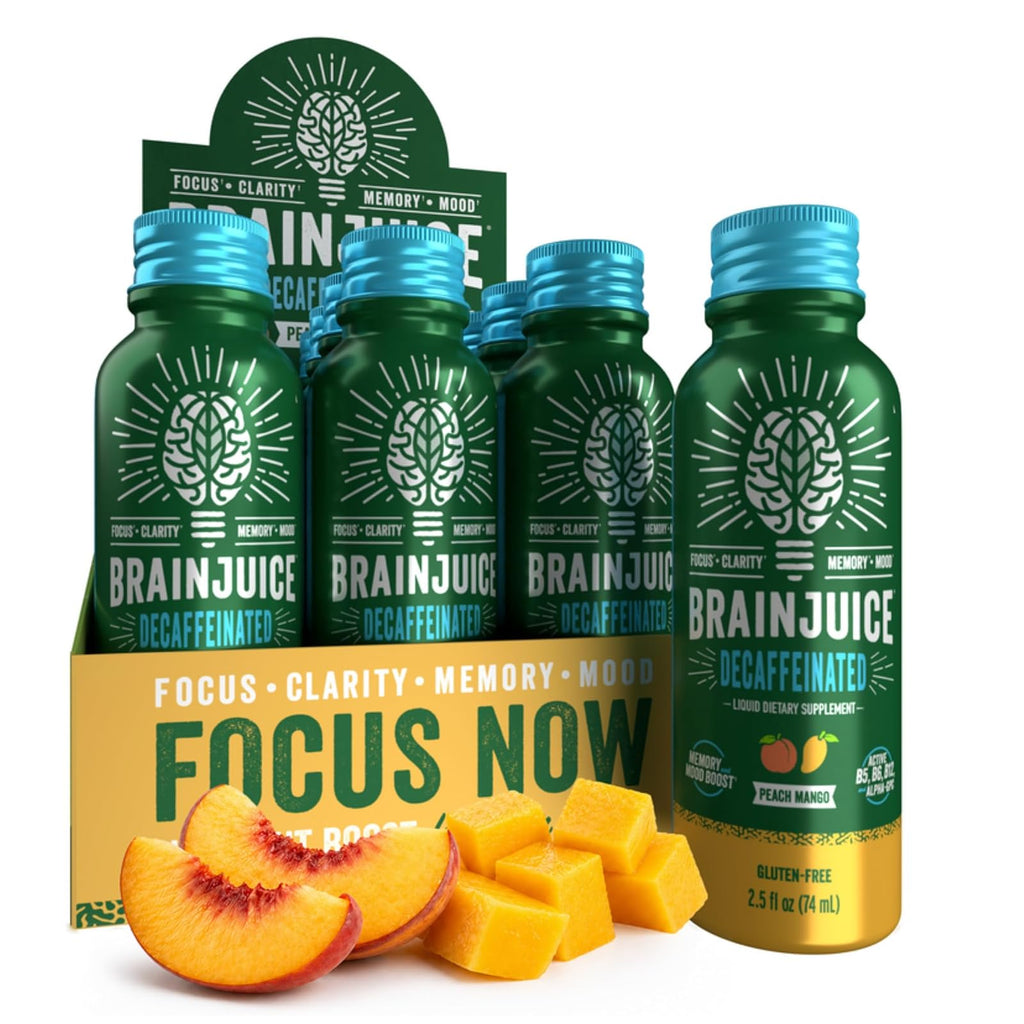 BrainJuice decaf energy shot