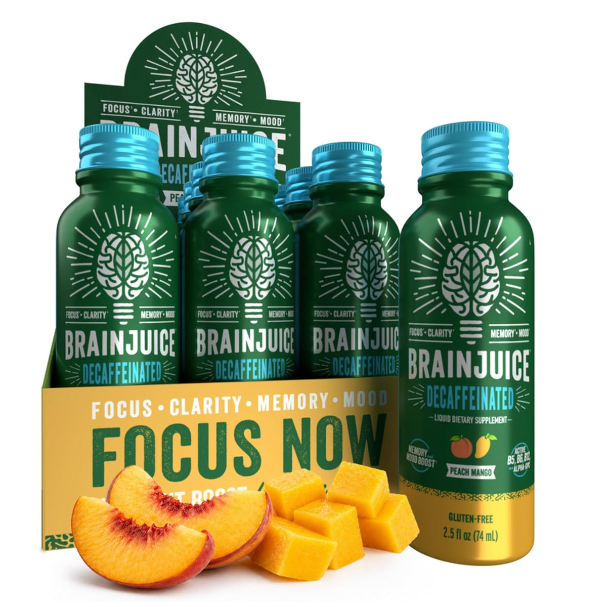 BrainJuice decaf energy shot