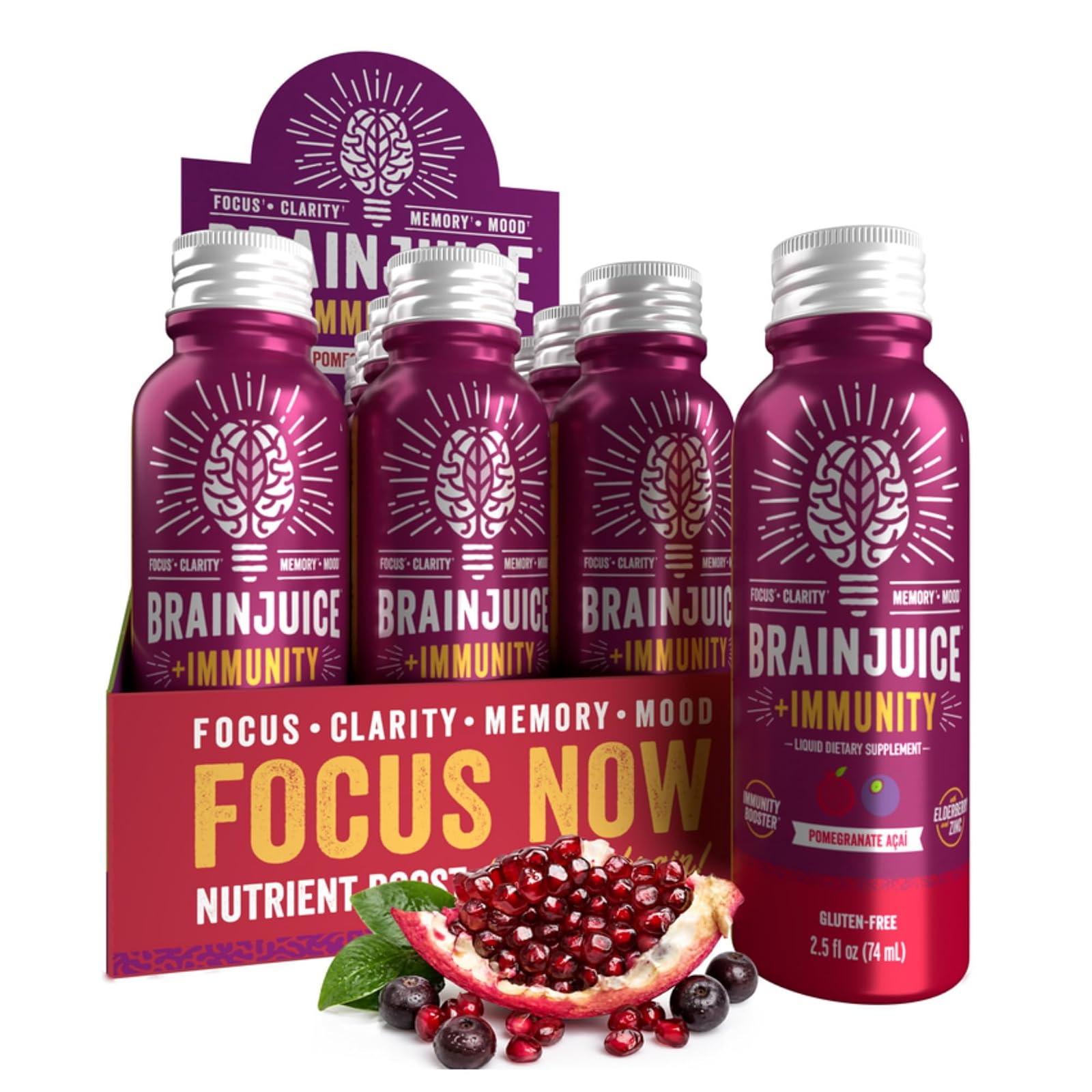 BrainJuice multivitamins for daily energy