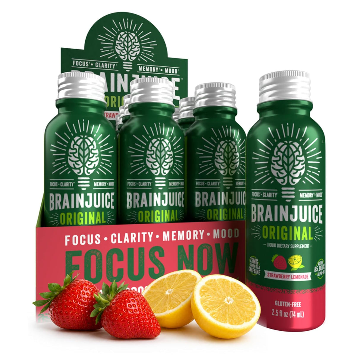BrainJuice nootropic supplement shot