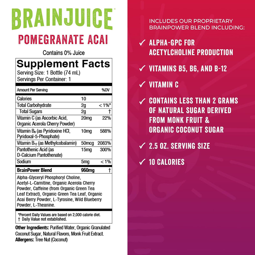 BrainJuice whole food multivitamin shot