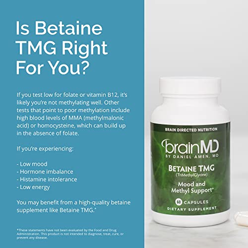 BrainMD Betaine TMG multivitamin for overall wellness