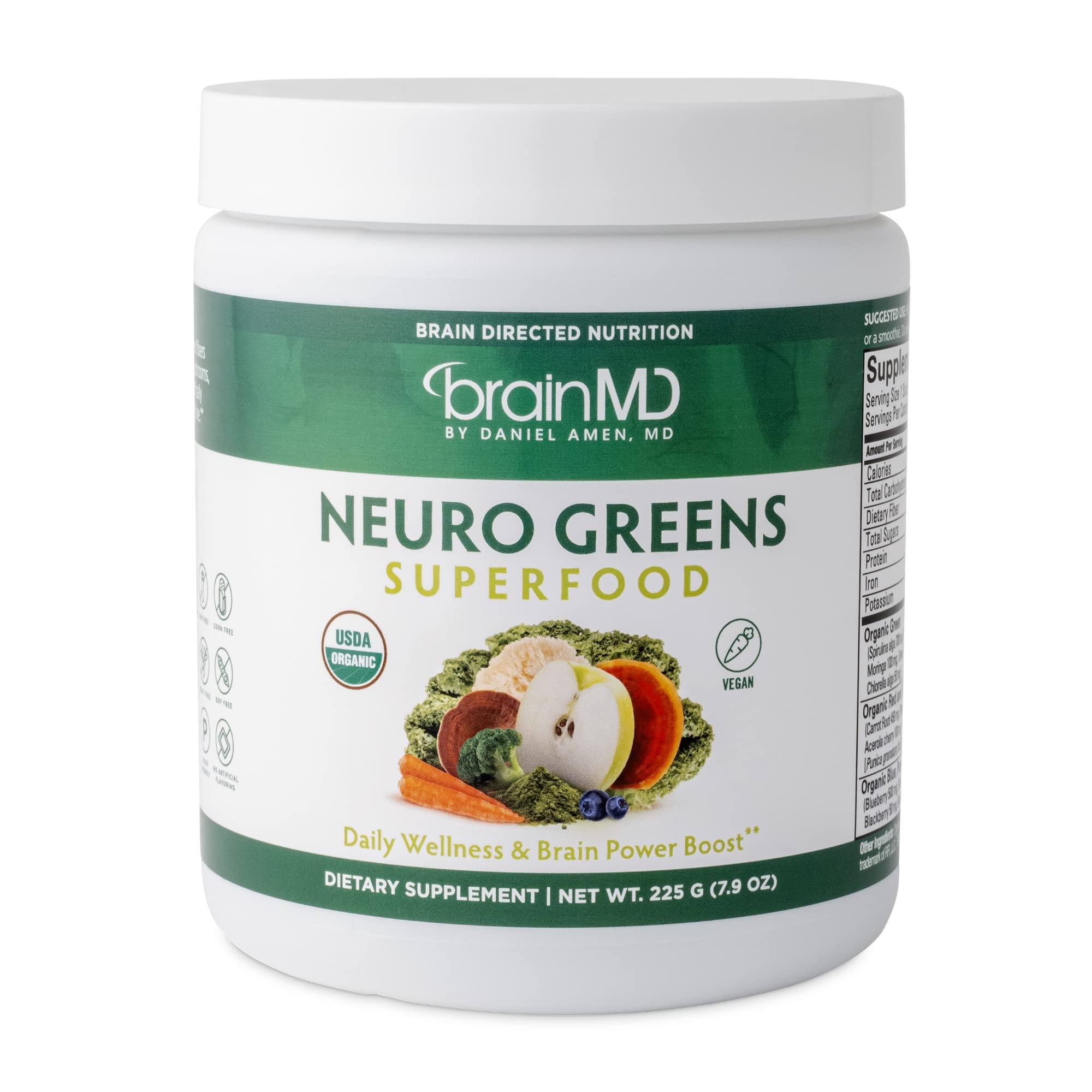 BRAINMD blended vitamin & mineral supplements for wellness