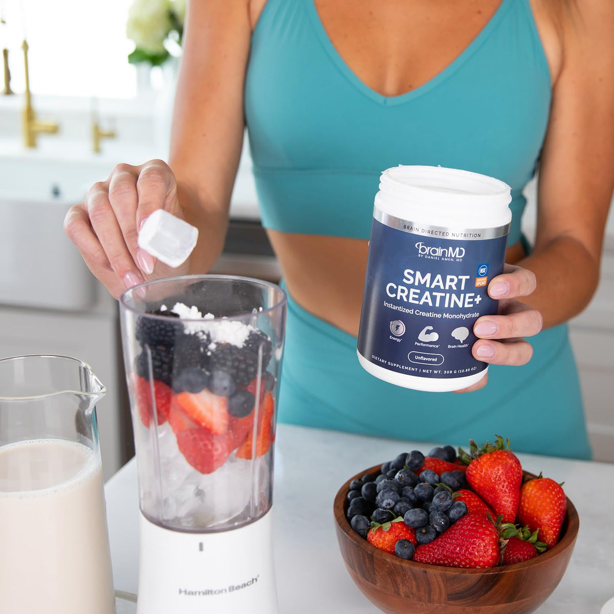 BrainMD creatine supports athletic performance