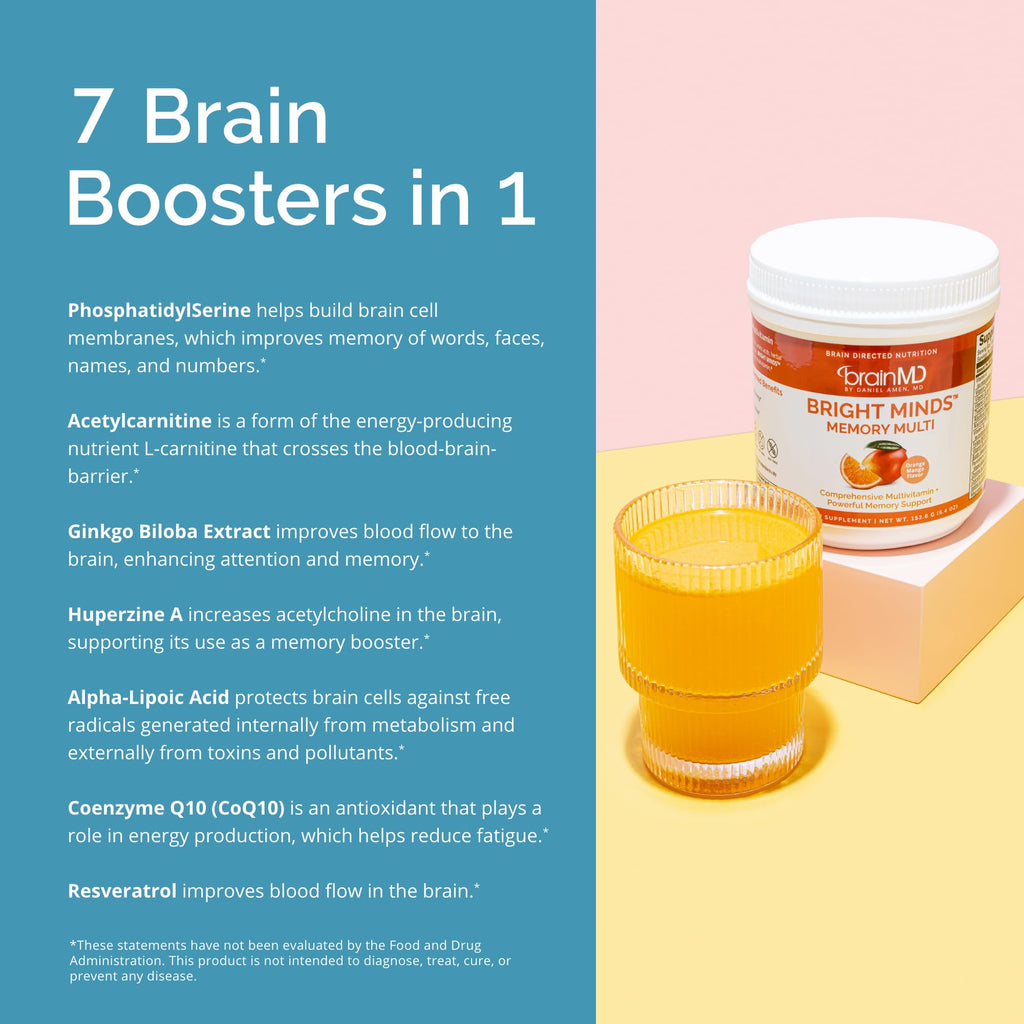 BRAINMD memory multivitamins for active lifestyles