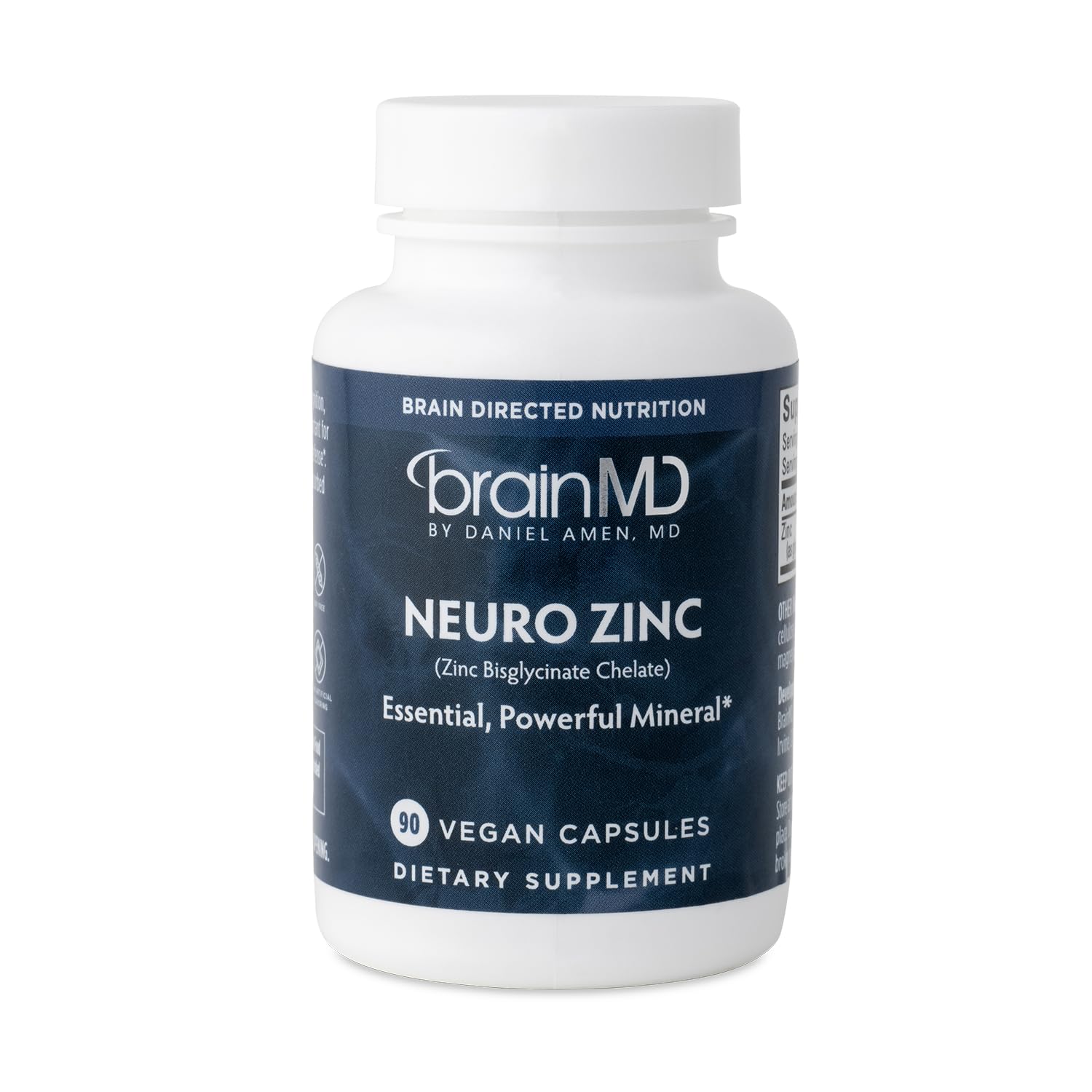 BRAINMD Neuro Zinc 25 mg capsules