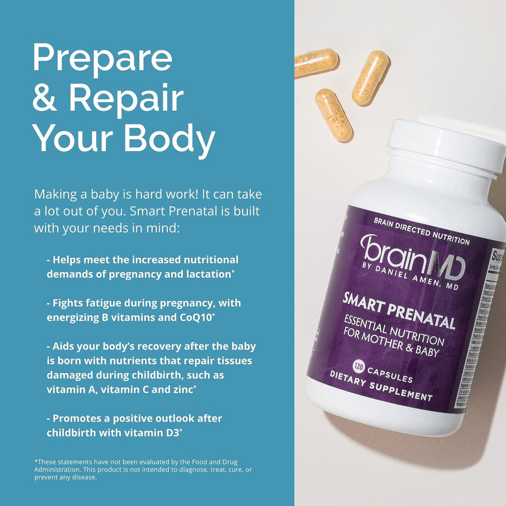 BrainMD prenatal capsules for baby development