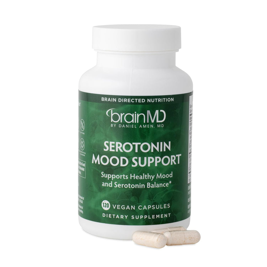 BRAINMD serotonin mood support capsules