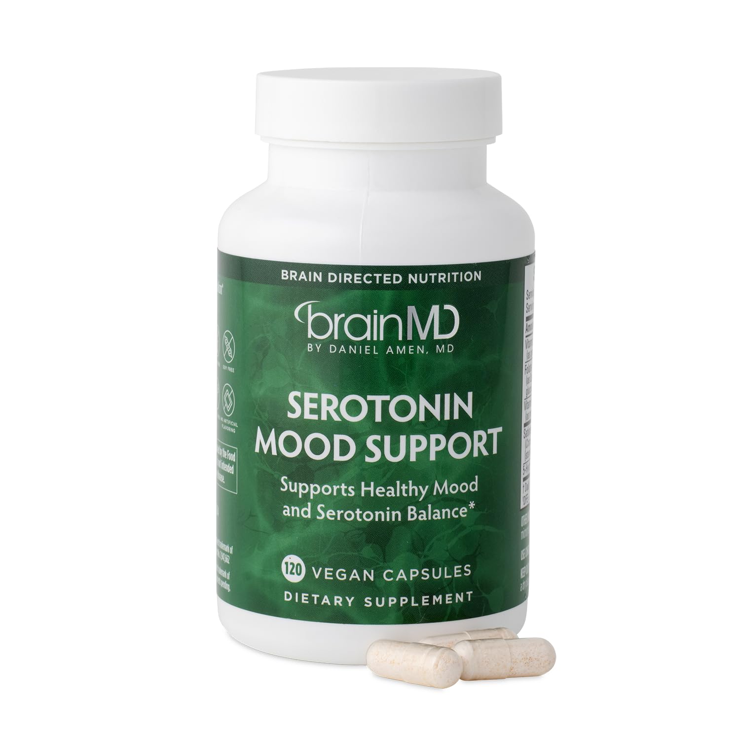 BRAINMD serotonin mood support capsules
