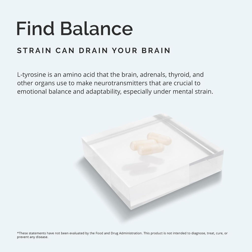 BrainMD Tyrosine capsules for energy boost