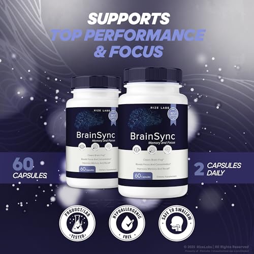 BrainSync capsules for improved focus