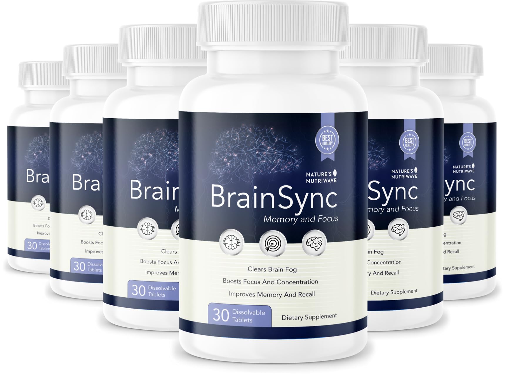 BrainSync probiotic tablets for gut health