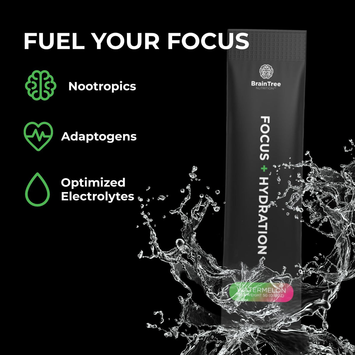 Braintree nootropic drink mix sticks