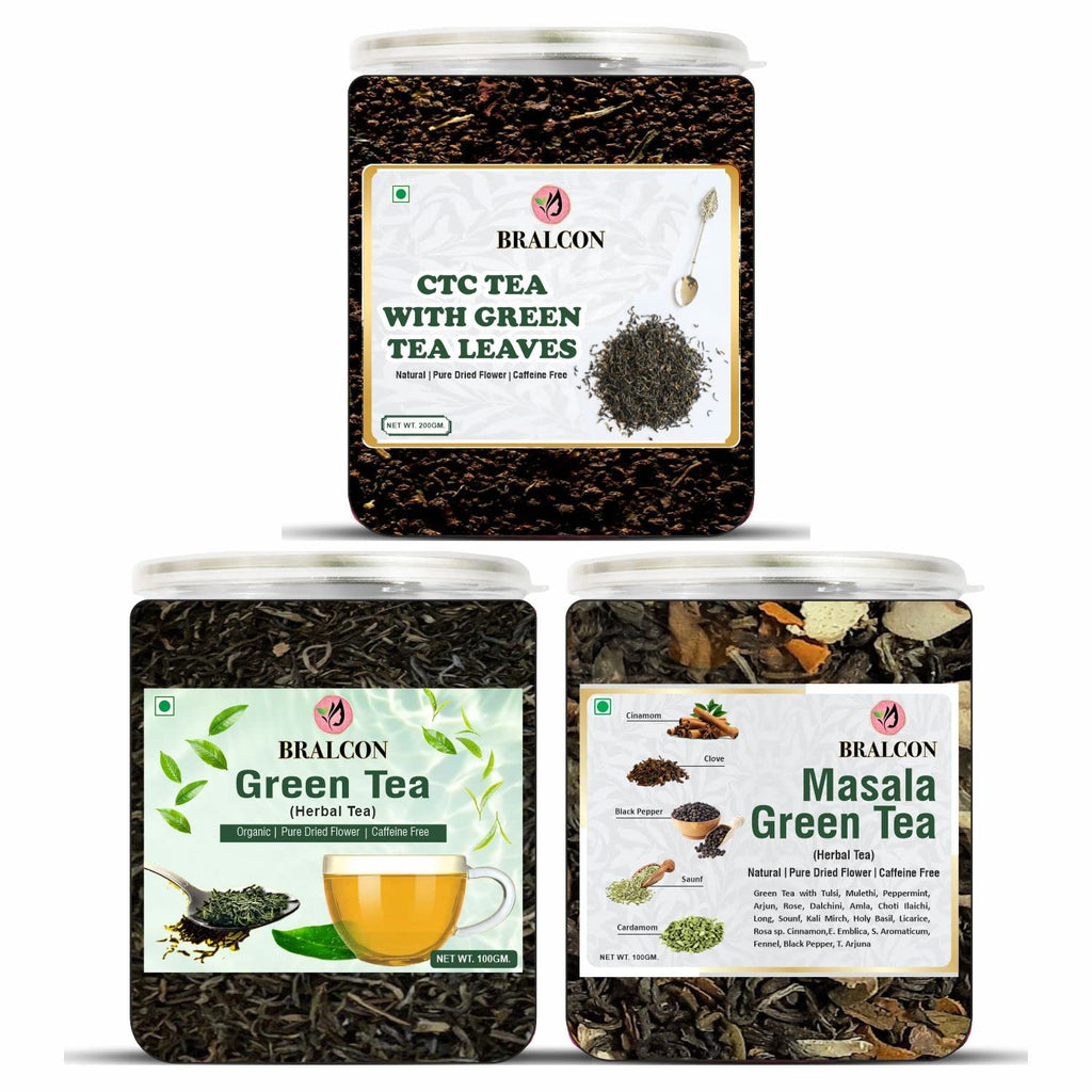 BRALCON organic green tea combo pack