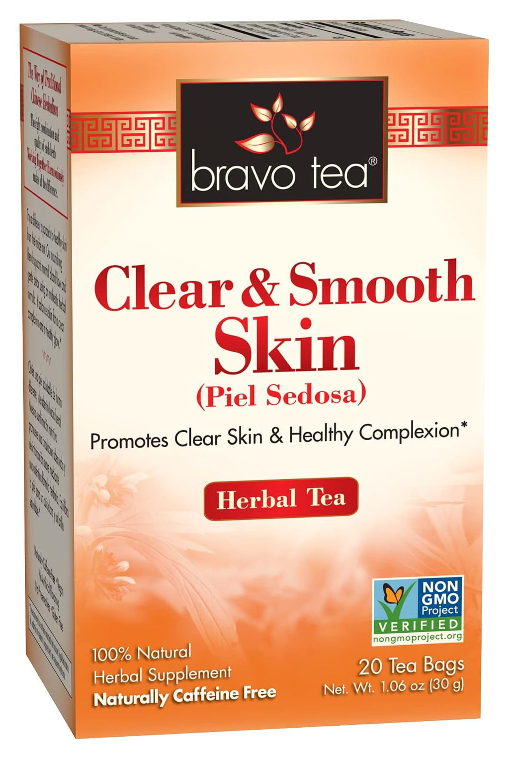 Bravo Tea herbal tea for clear skin