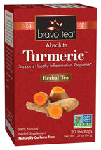 Bravo Tea turmeric herbal tea bags
