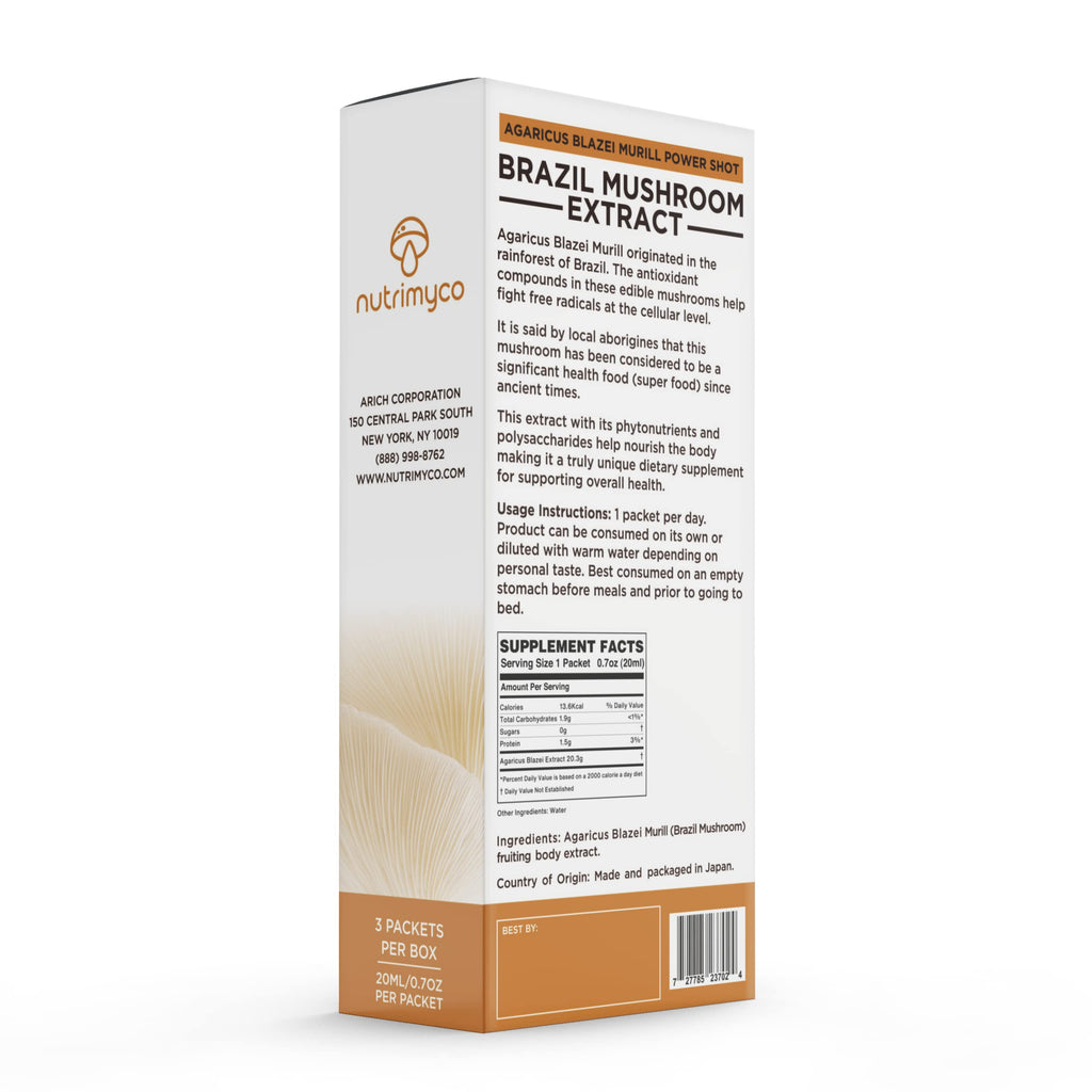 Brazil mushroom liquid for wellness