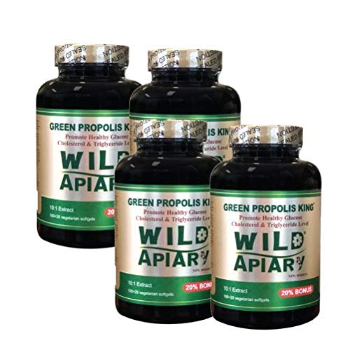 Brazilian green bee propolis capsules