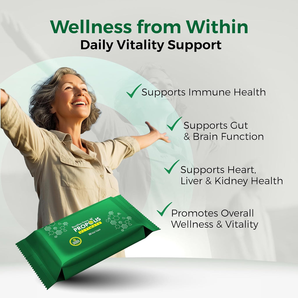 Brazilian Green Propolis for seniors health