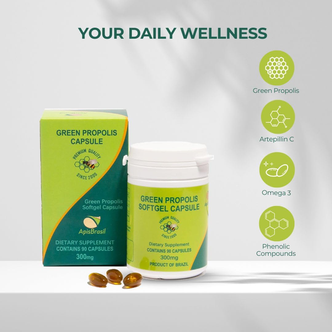Brazilian Green Propolis kids multivitamin softgels