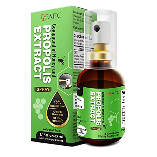 Brazilian green propolis oral mist