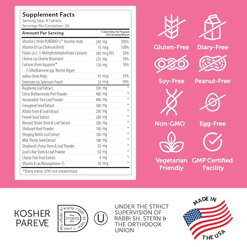 breastfeeding aid with essential vitamins