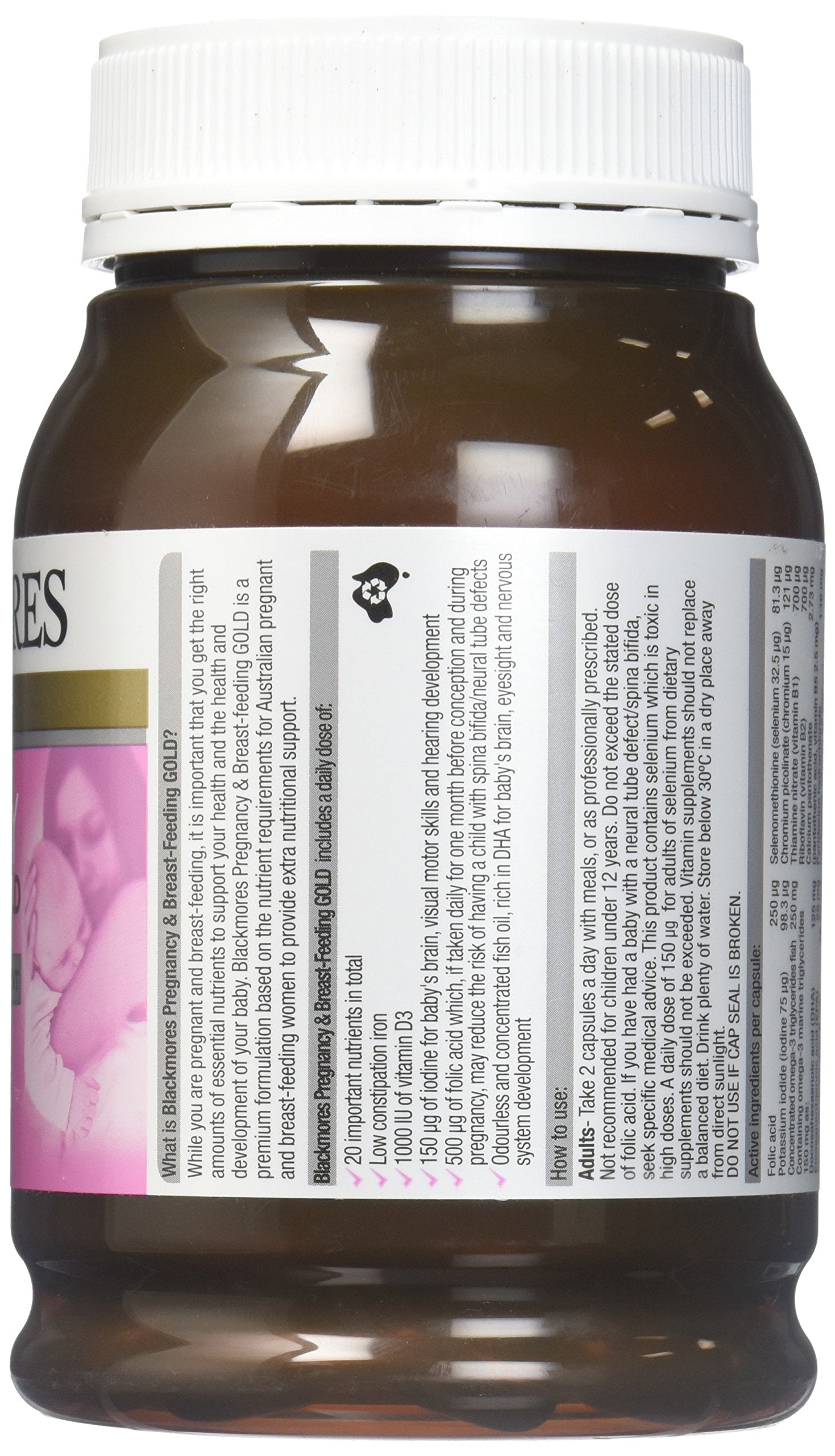 breastfeeding support with multivitamins