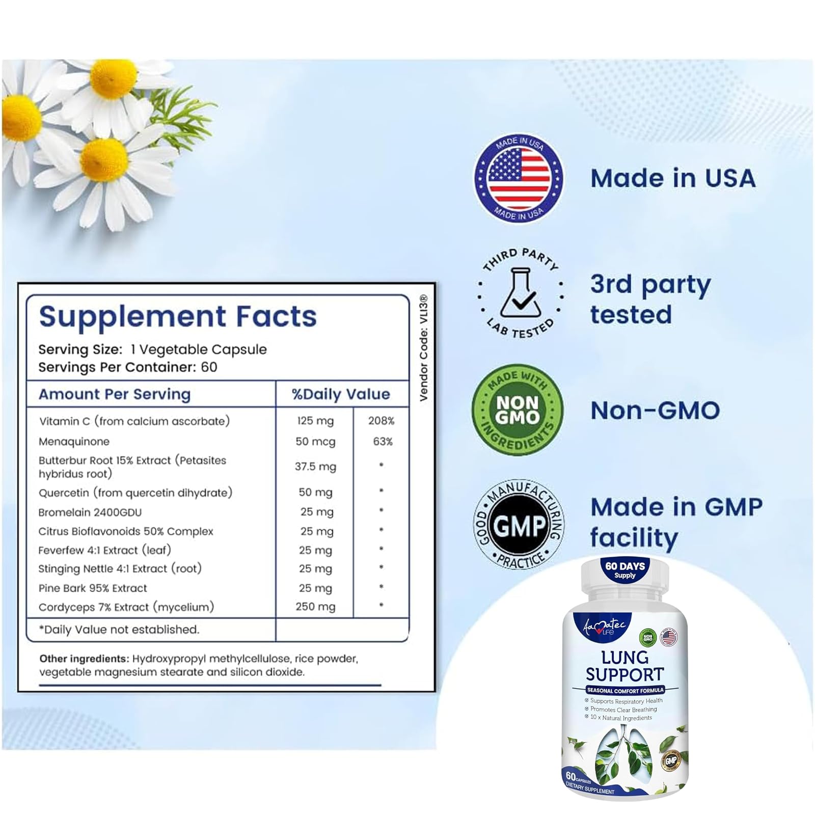 breathing support with psyllium husk