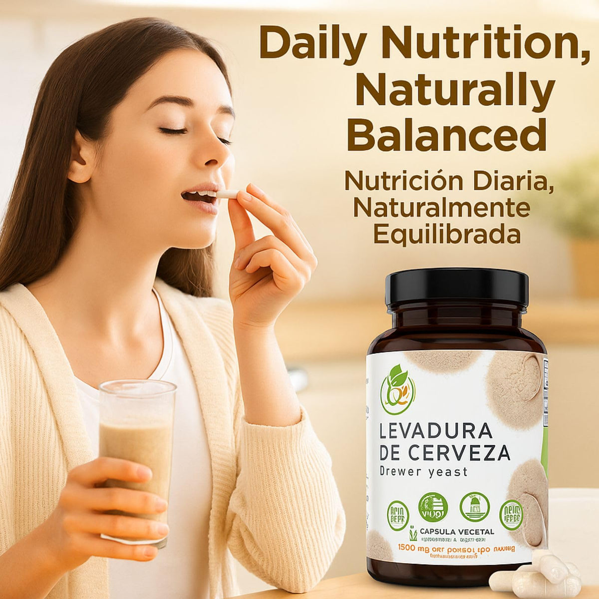 Brewer's yeast capsules for women's wellness