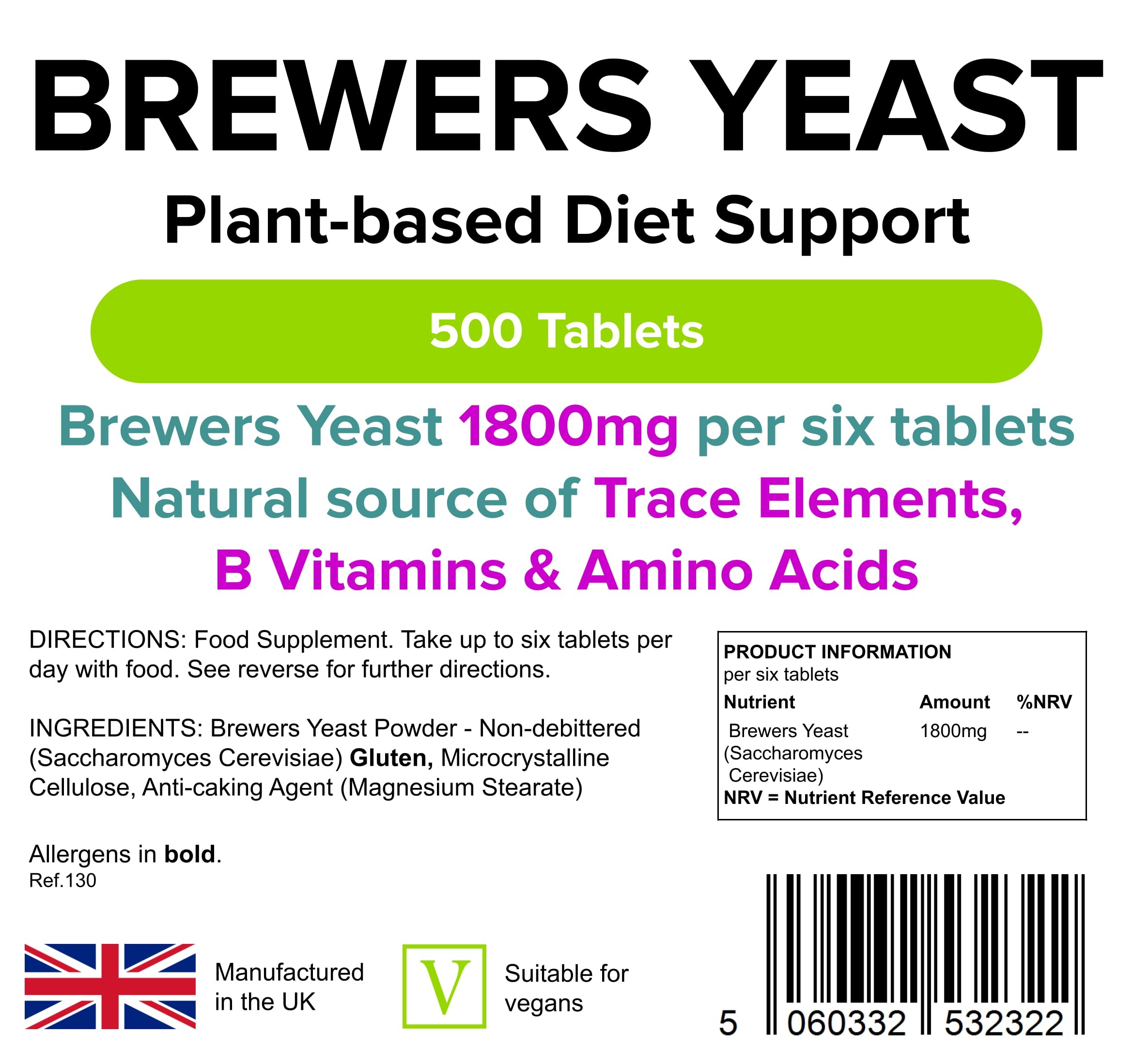 brewers yeast tablets for wellness