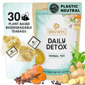 BREWIX Daily Detox herbal tea sachets