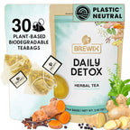 BREWIX Daily Detox herbal tea sachets