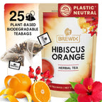 BREWIX hibiscus orange tea bags