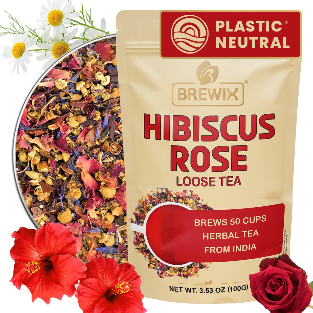 BREWIX hibiscus rose herbal tea