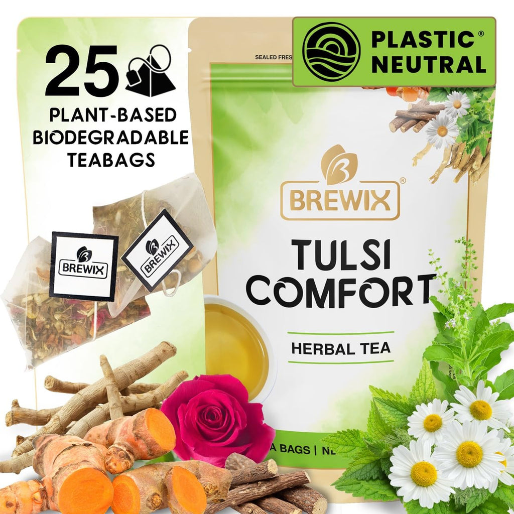 BREWIX Tulsi tea bags for relaxation