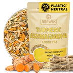 BREWIX turmeric ashwagandha herbal tea