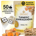 BREWIX turmeric ashwagandha herbal tea