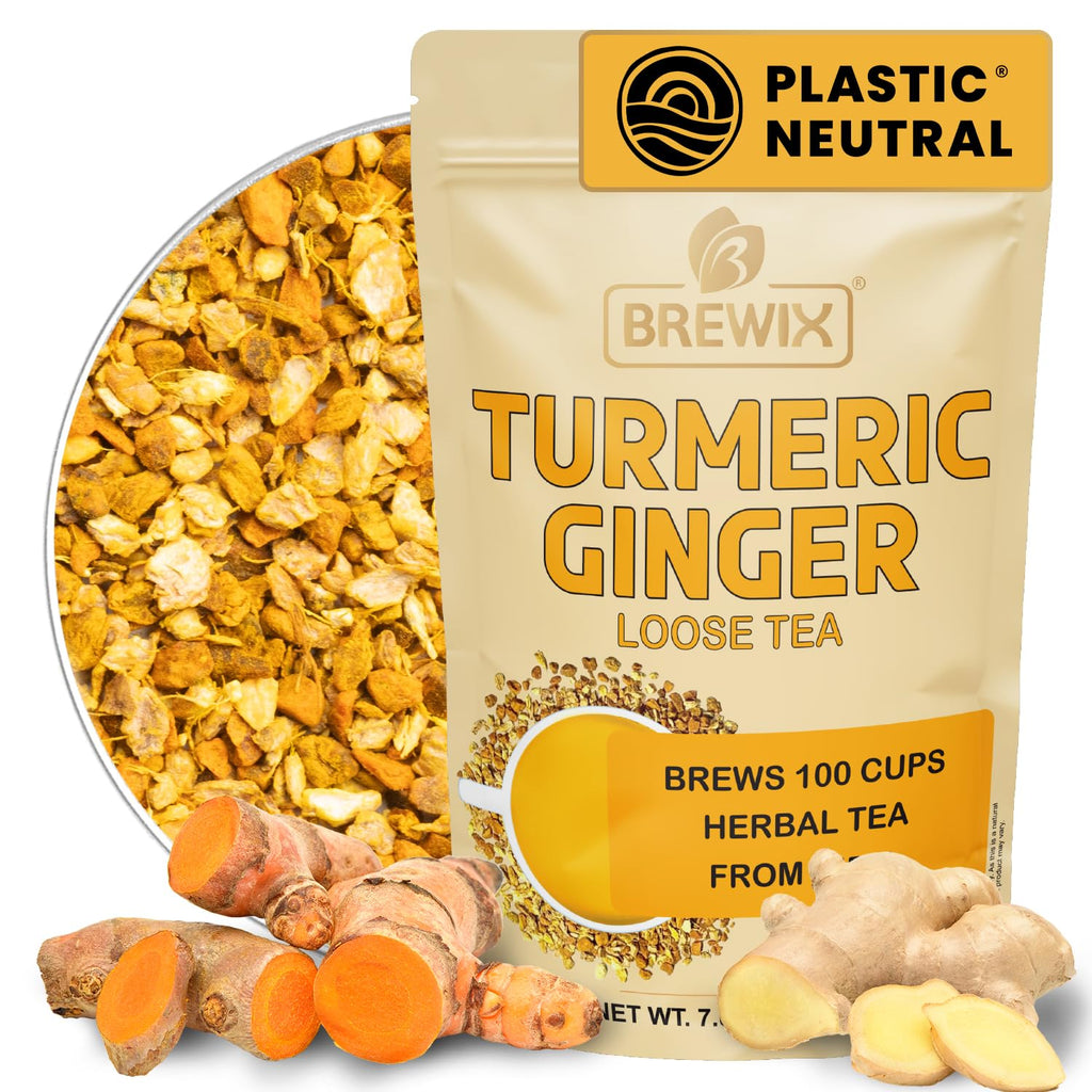BREWIX turmeric ginger herbal tea