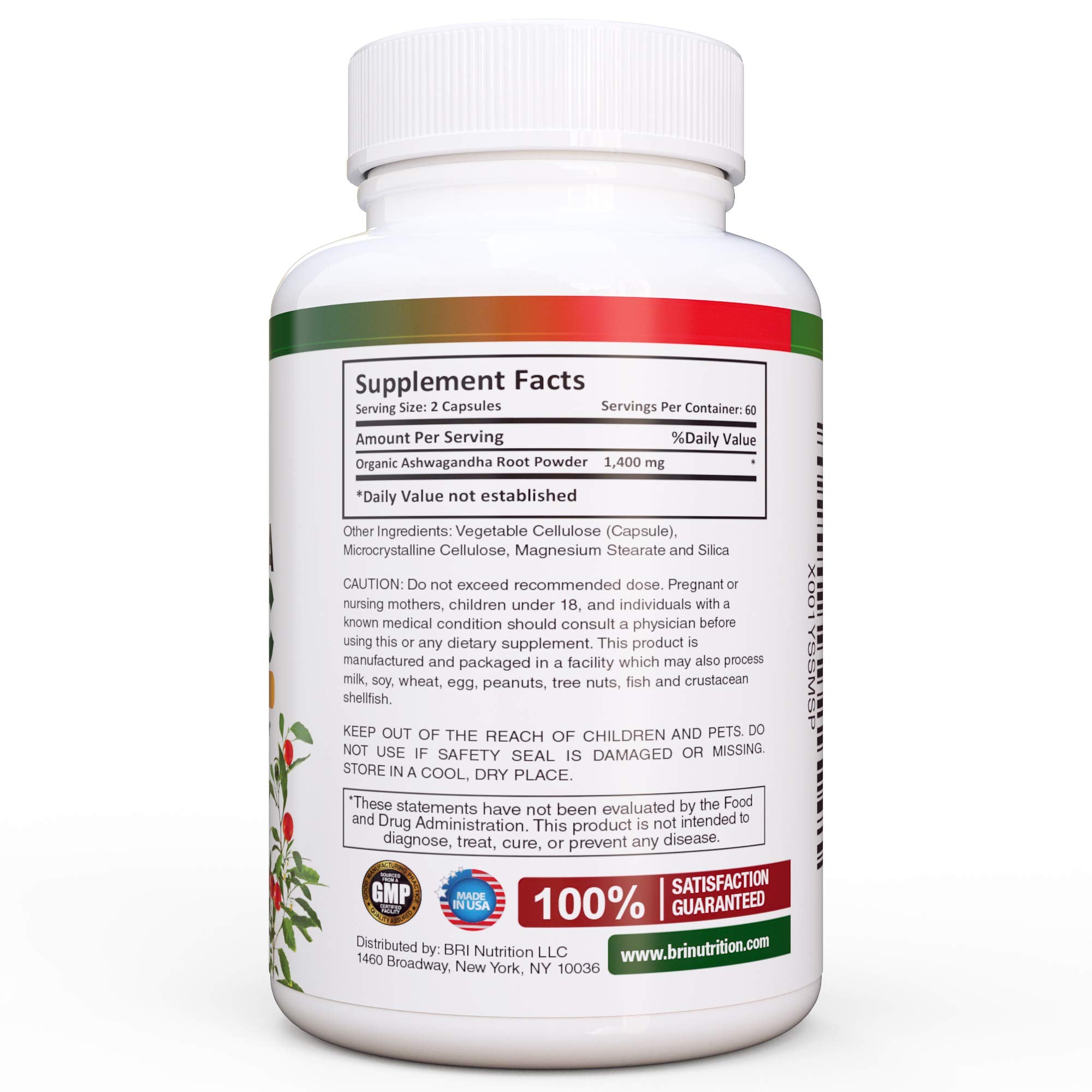 BRI Nutrition ashwagandha for overall wellness