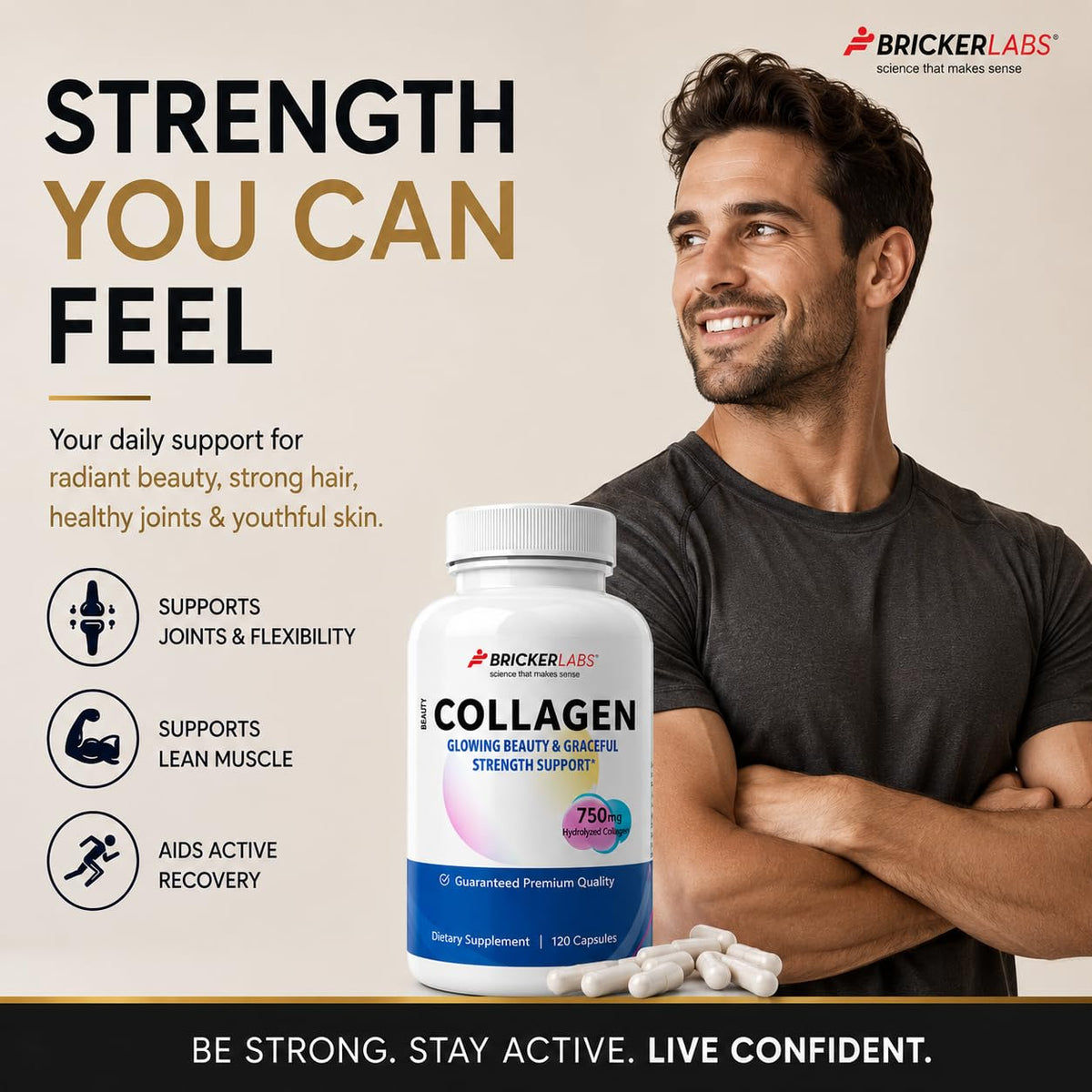 Bricker Labs collagen for overall wellness