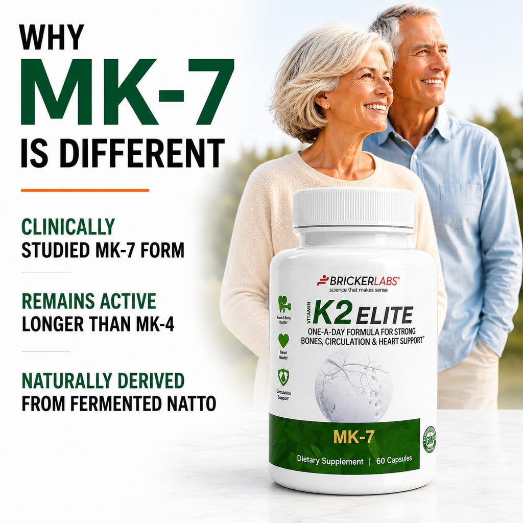 Bricker Labs K2 Elite 160 mcg for energy boost